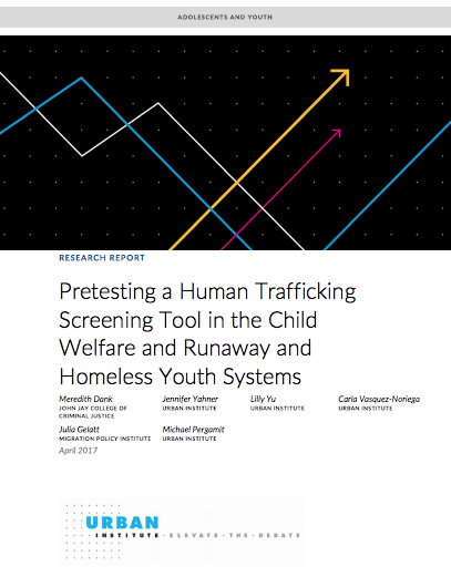 Pretesting a Human Trafficking Screening Tool in the Child Welfare and ...